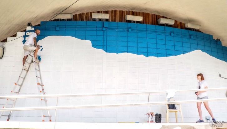 La concha acogerá un gran mural en homenaje a Castelar - Valle de Elda