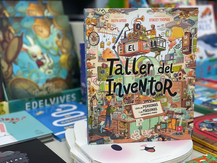"El taller del inventor" de Ruth Amos con ilustraciones de Stacey ...