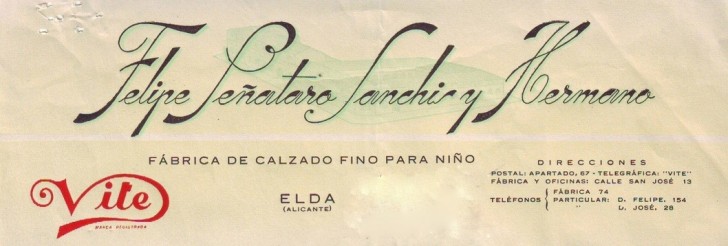 Logos y marcas de calzado eldense: Felipe Peñataro Sanchís y hermano ...