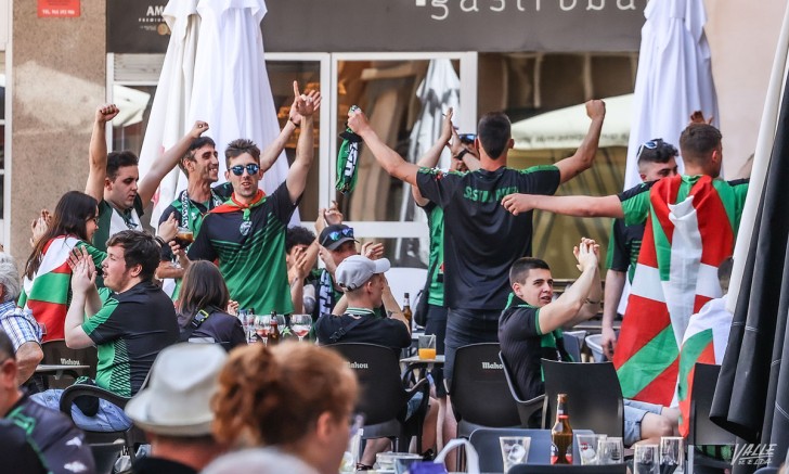 La afición del Sestao River llena Elda - Valle de Elda