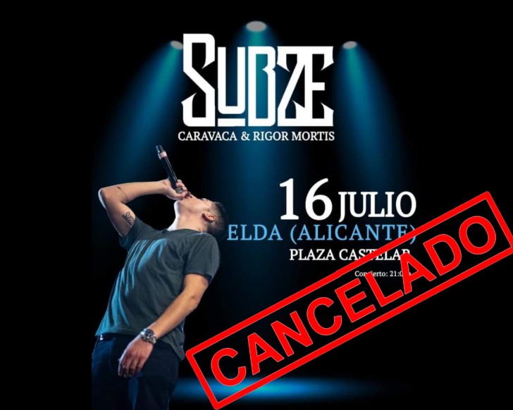 El rapero Subze no actuará en Elda esta tarde tras dar positivo por ...