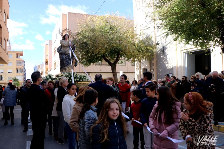 La Inmaculada Concepción sale a la calle por su día grande - Valle de Elda