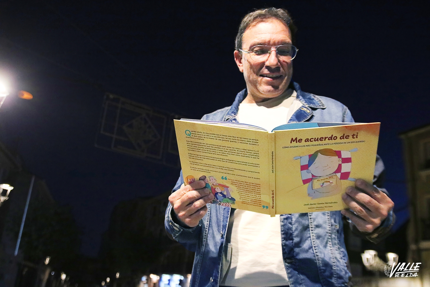José Santa presenta una obra sobre el duelo infantil - Valle de Elda